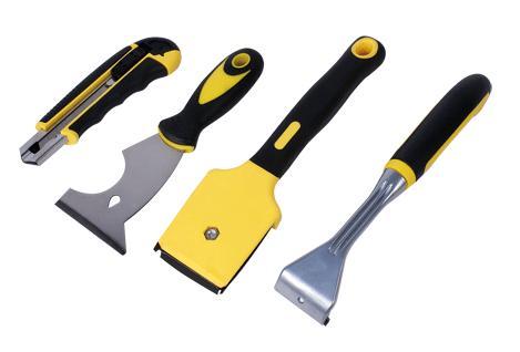 Kit grattoirs + cutter + 6 lames + 1 couteau multi - Quincaillerie ...